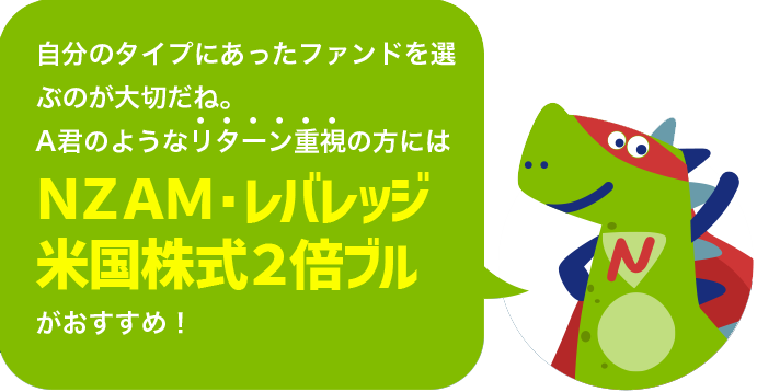 NZAMシリーズでリターン追求もリスク分散も！|SBI証券